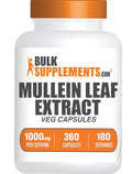 Mullein leaf capsules for respiratory health