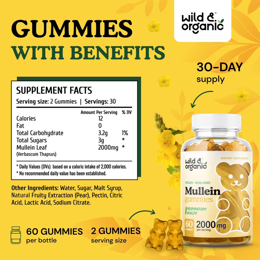 mullein leaf chews for respiratory support