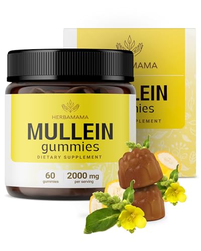 Mullein leaf chews for respiratory support