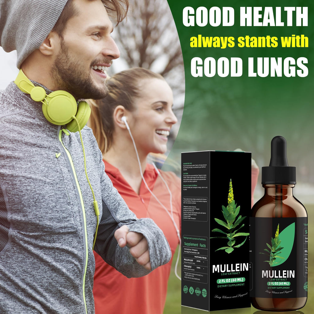 mullein leaf drops for smokers' relief