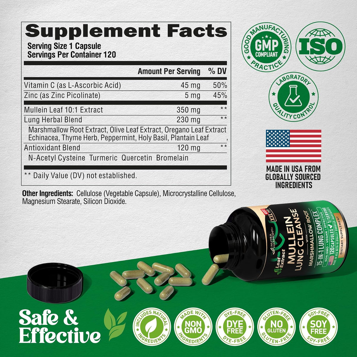 Mullein leaf extract benefits