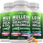 Mullein leaf extract capsules for wellness