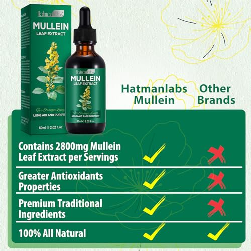 mullein leaf extract for easy breathing
