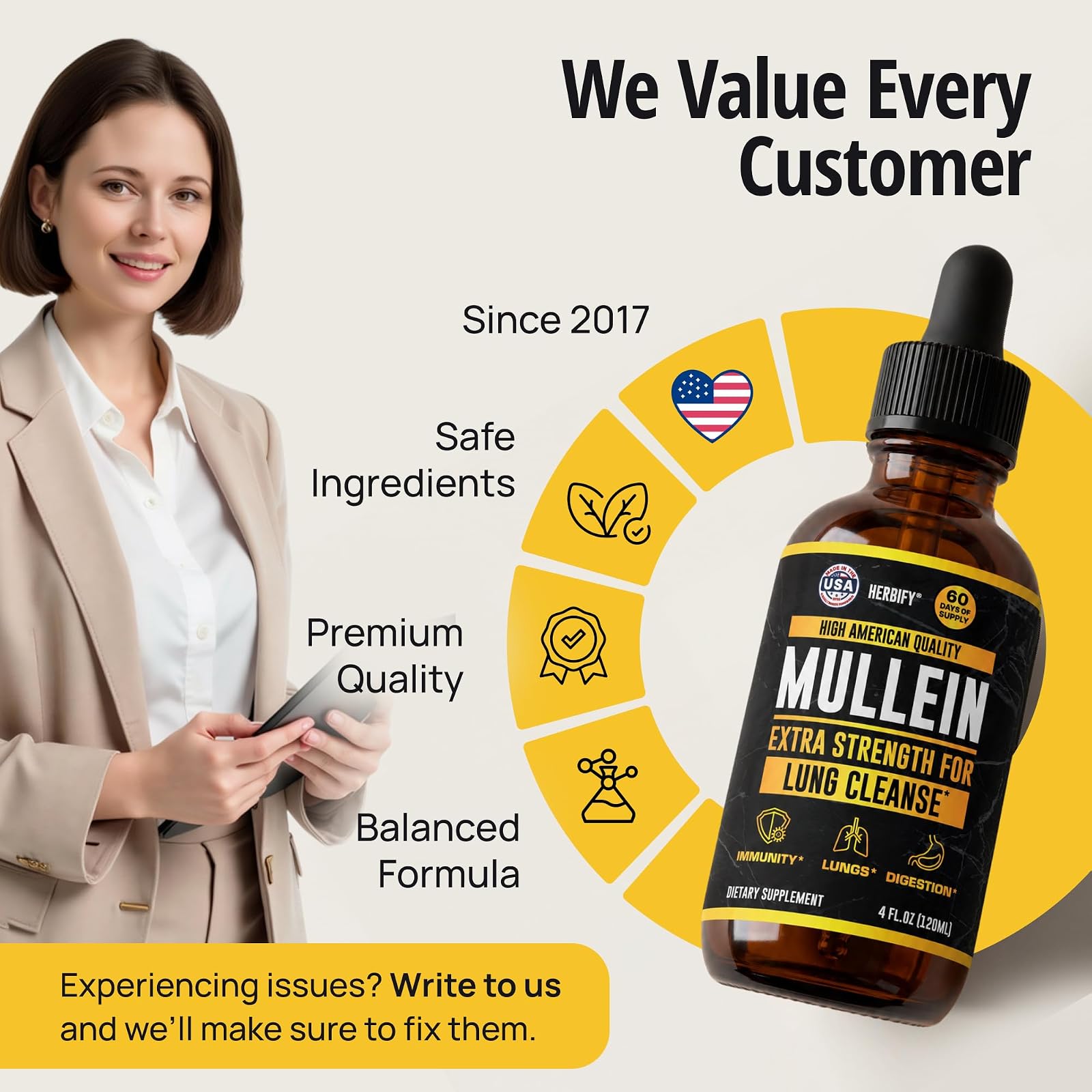 Mullein leaf extract for herbal healing