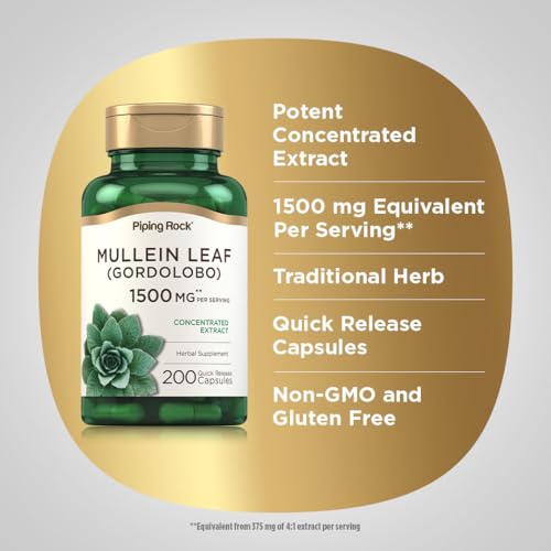Mullein leaf extract for immune health