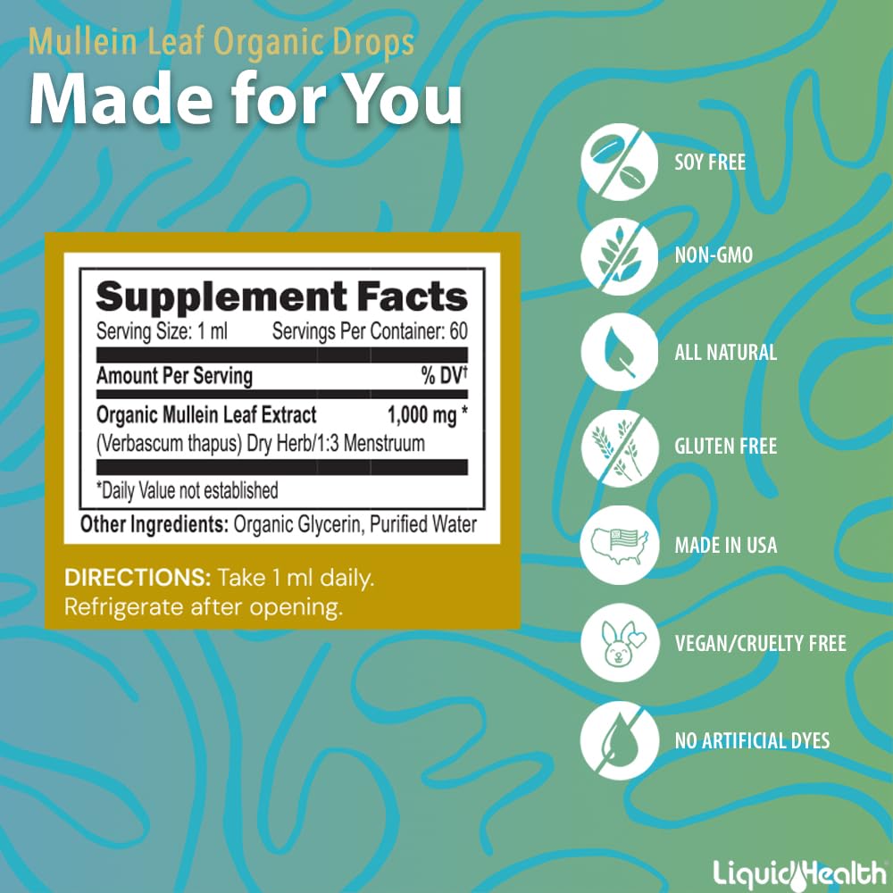 Mullein Leaf Extract for immune support
