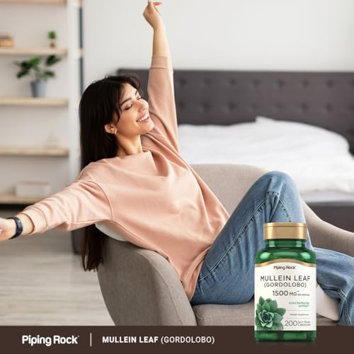 Mullein leaf extract for lung support