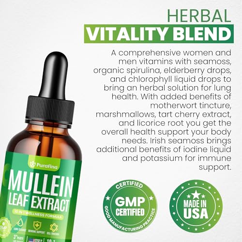 Mullein leaf extract for soothing relief