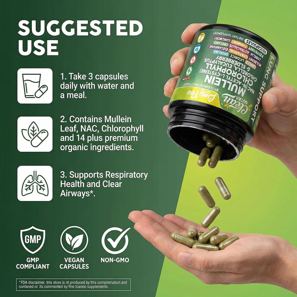 Mullein Leaf Extract for soothing throat