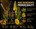 Mullein leaf extract for soothing throat