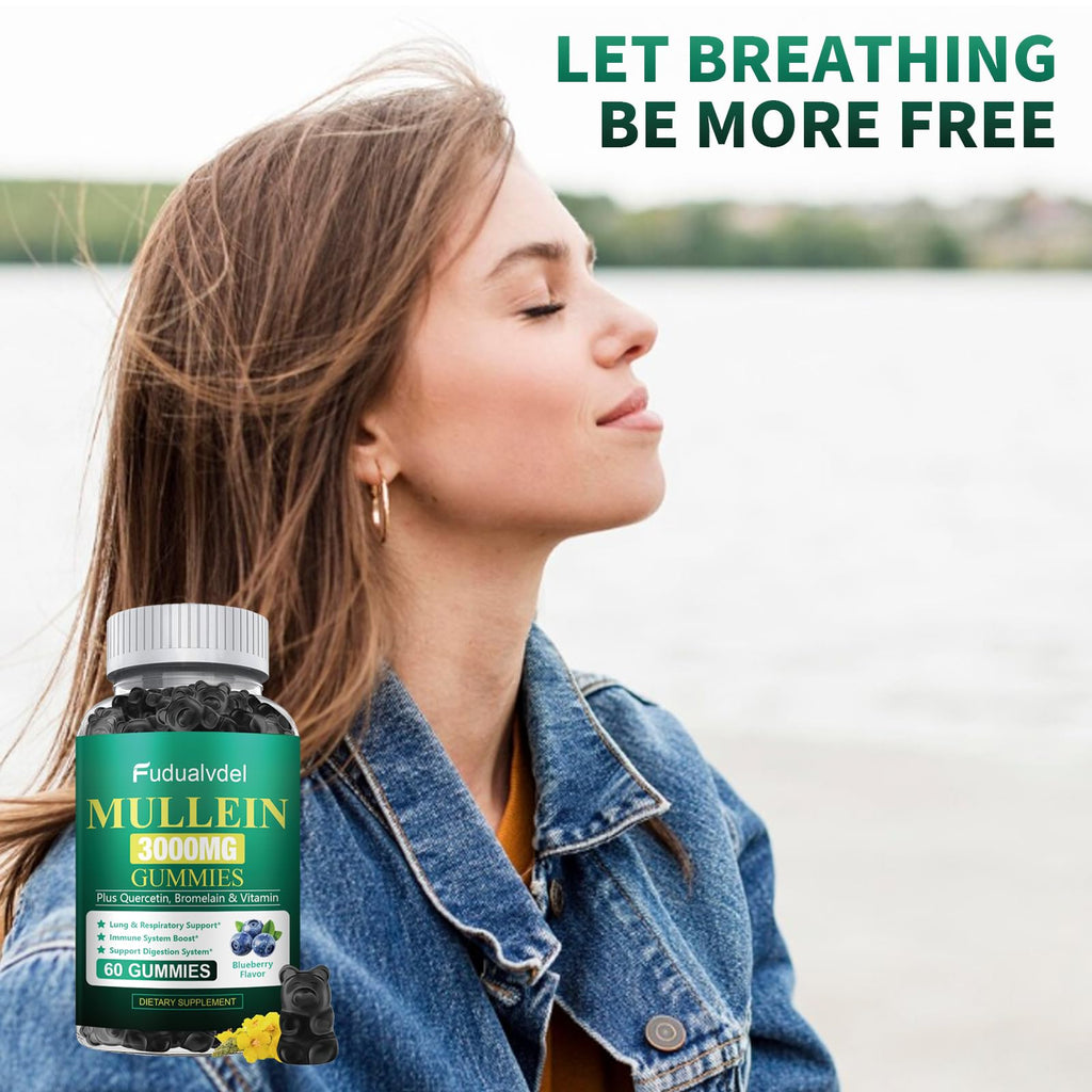 Mullein Leaf Extract Gummies for herbal relief