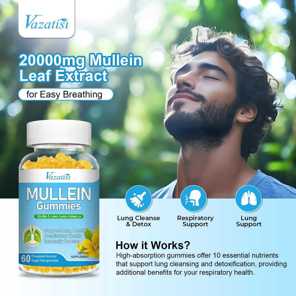 Mullein leaf extract with bromelain