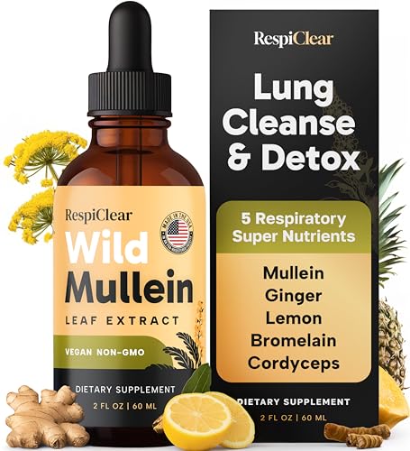Mullein leaf extract with ginger