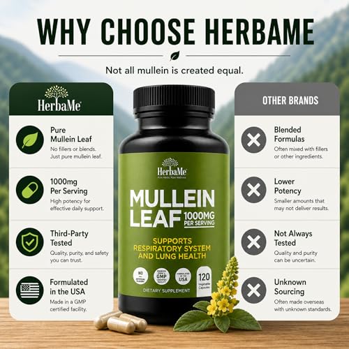 mullein leaf for enhanced breathing