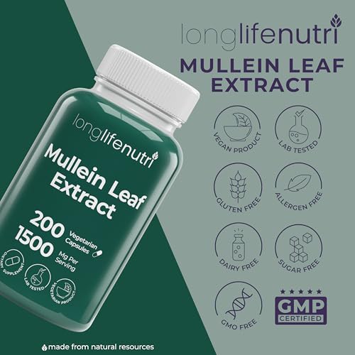 Mullein leaf for respiratory function