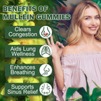 Mullein leaf gummies for easy digestion