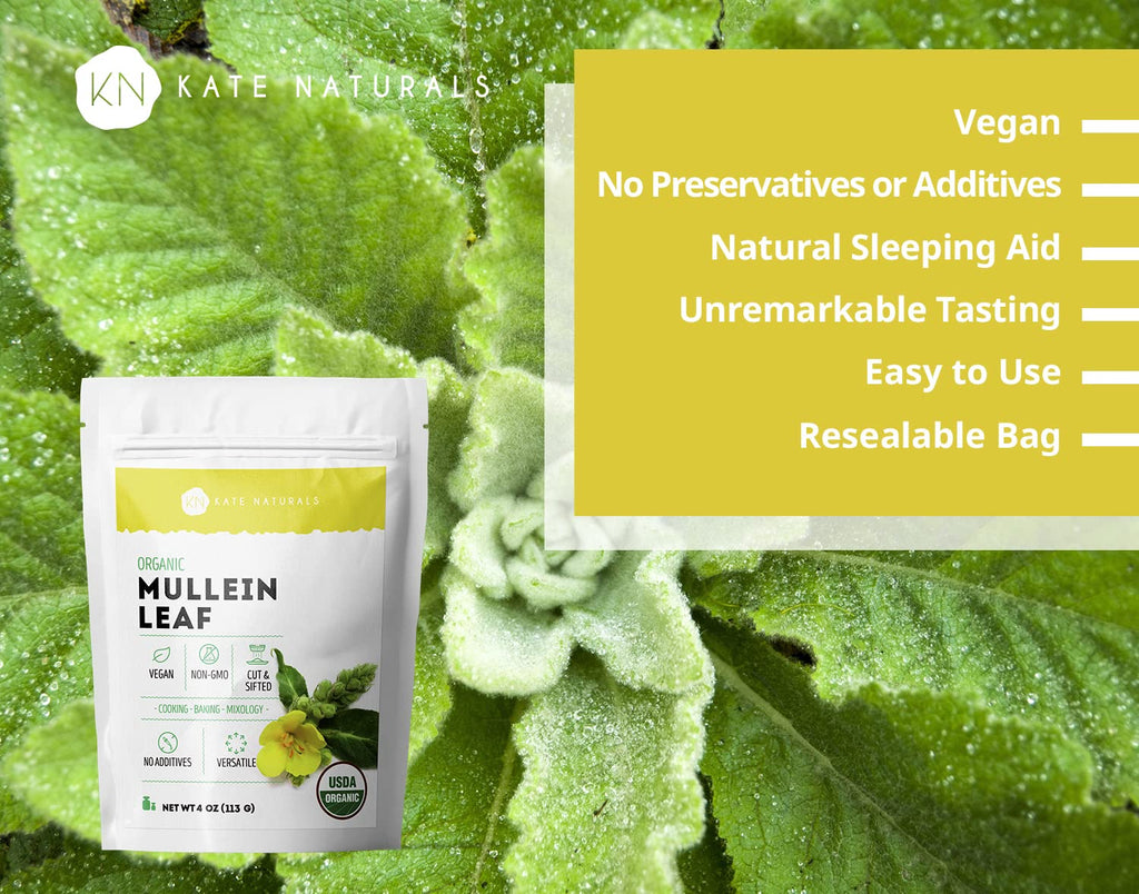 mullein leaf in resealable bag