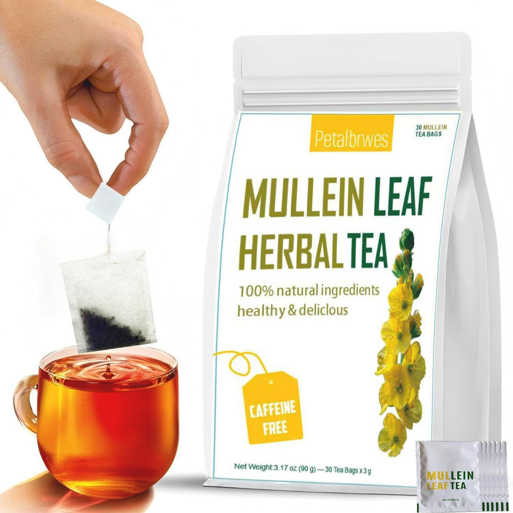Mullein leaf tea bags for wellness