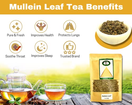 mullein leaf tea for better breathing