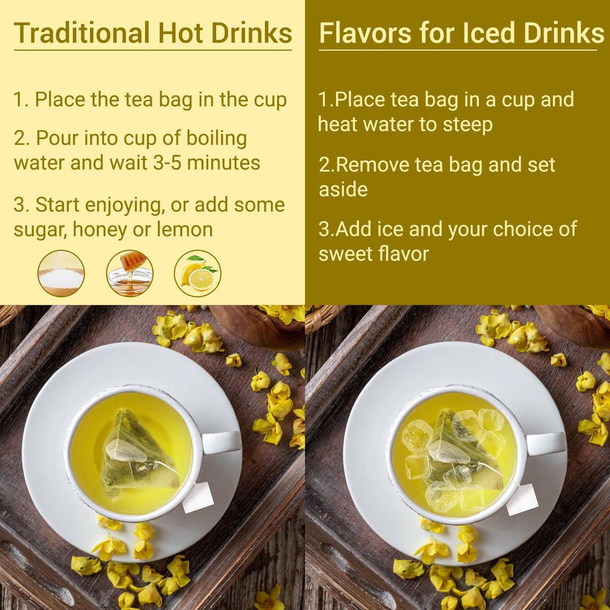 Mullein leaf tea for daily hydration