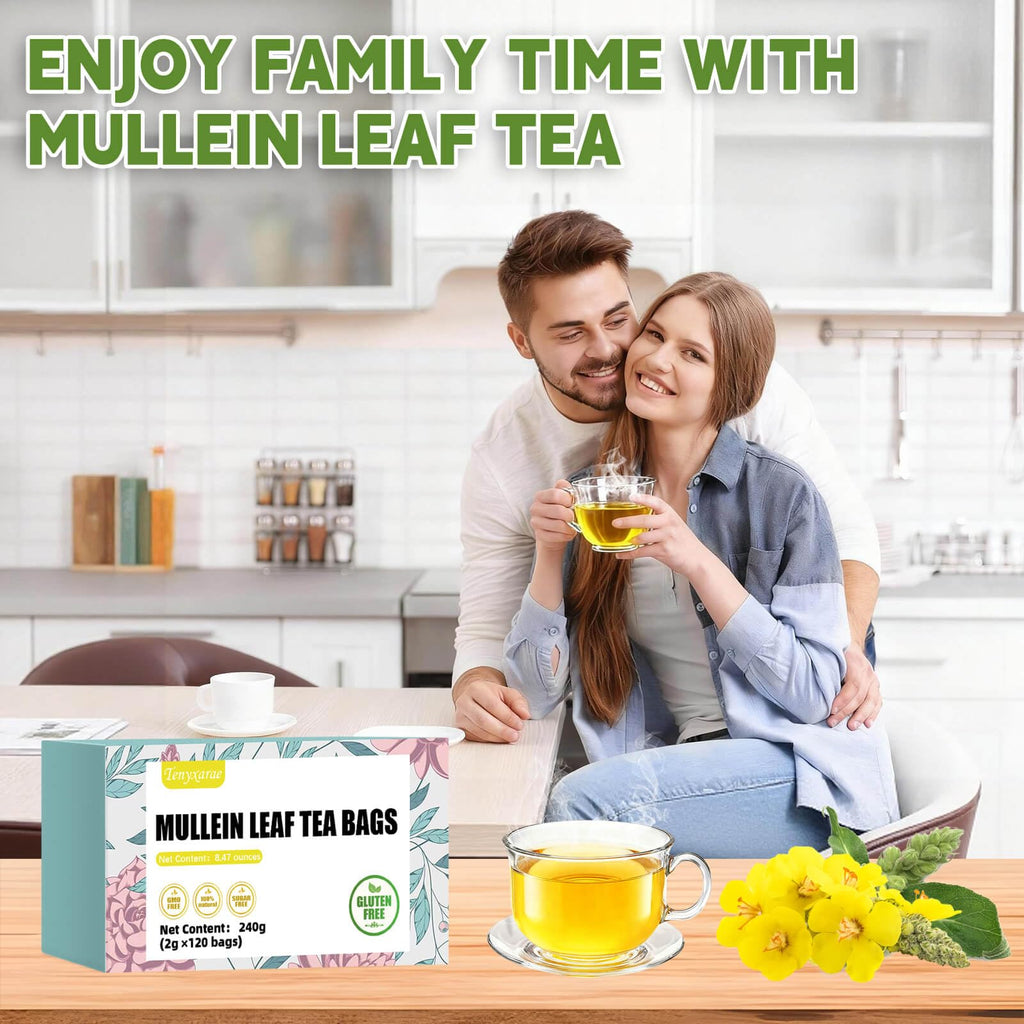 Mullein leaf tea for digestive health