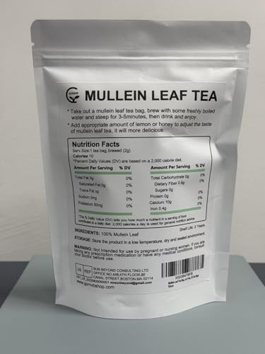 mullein leaf tea for herbal remedies