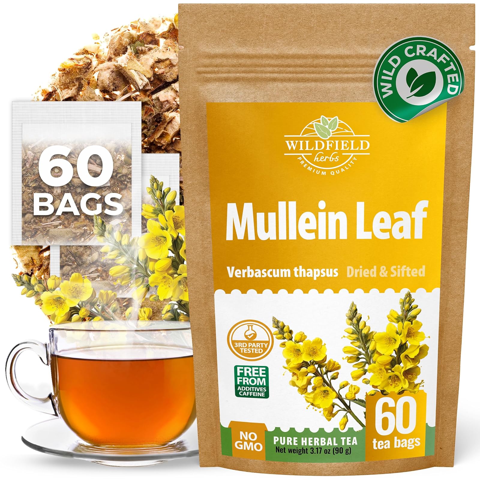 mullein leaf tea herbal benefits