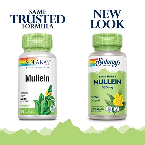 Mullein Leaf vegan capsules for wellness