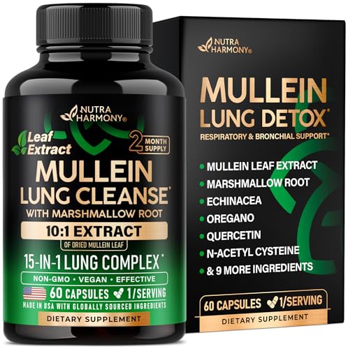 mullein lung detox supplement benefits