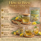 Mullein tea bags for easy brewing