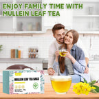 Mullein tea bags for herbal infusion