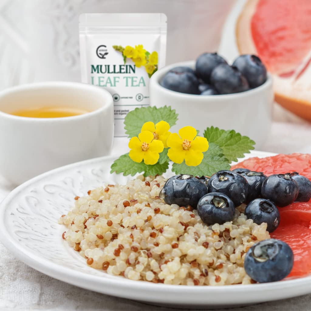 mullein tea bags for respiratory health