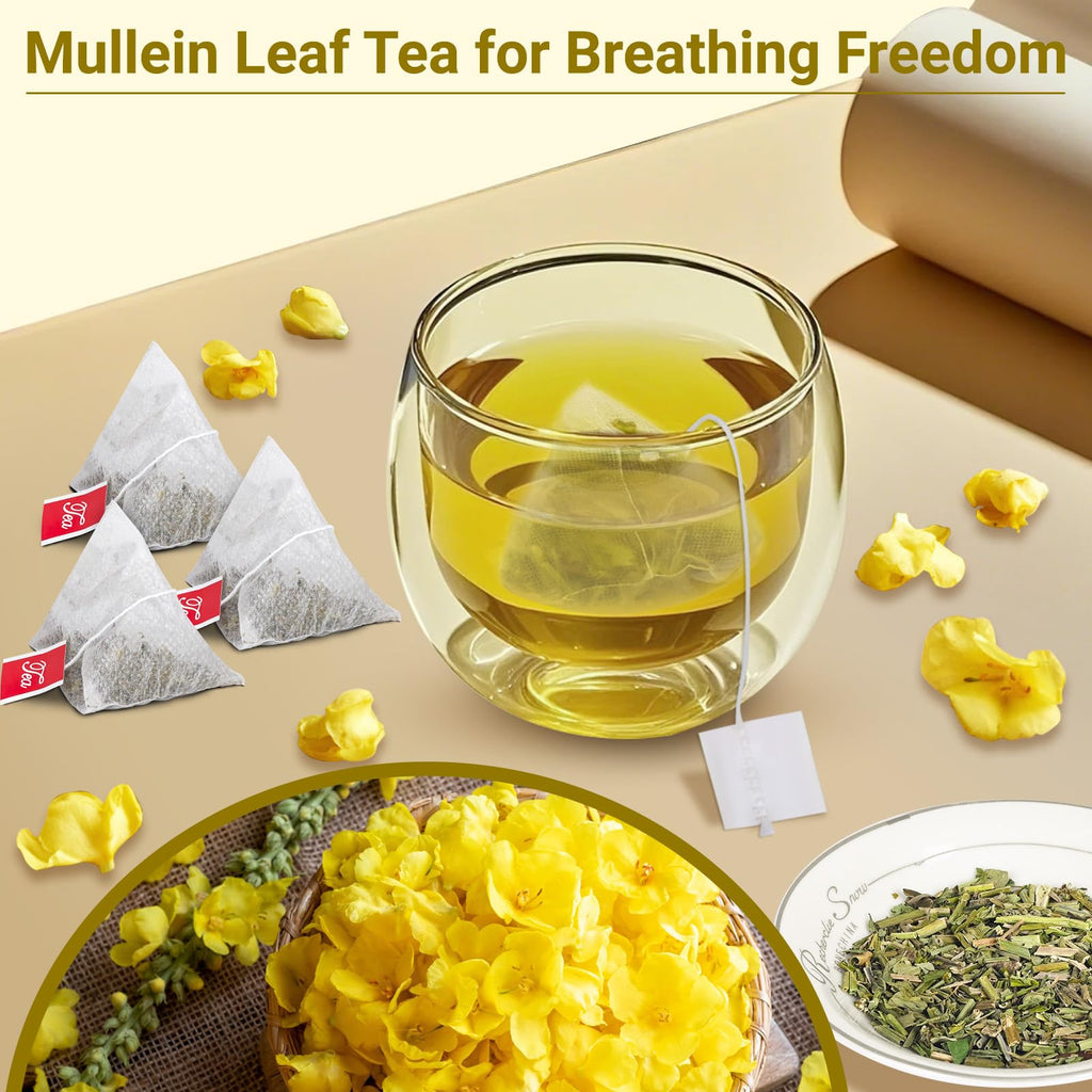 Mullein tea for natural detox support