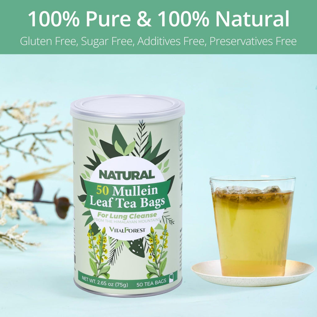 Mullein tea for natural throat relief