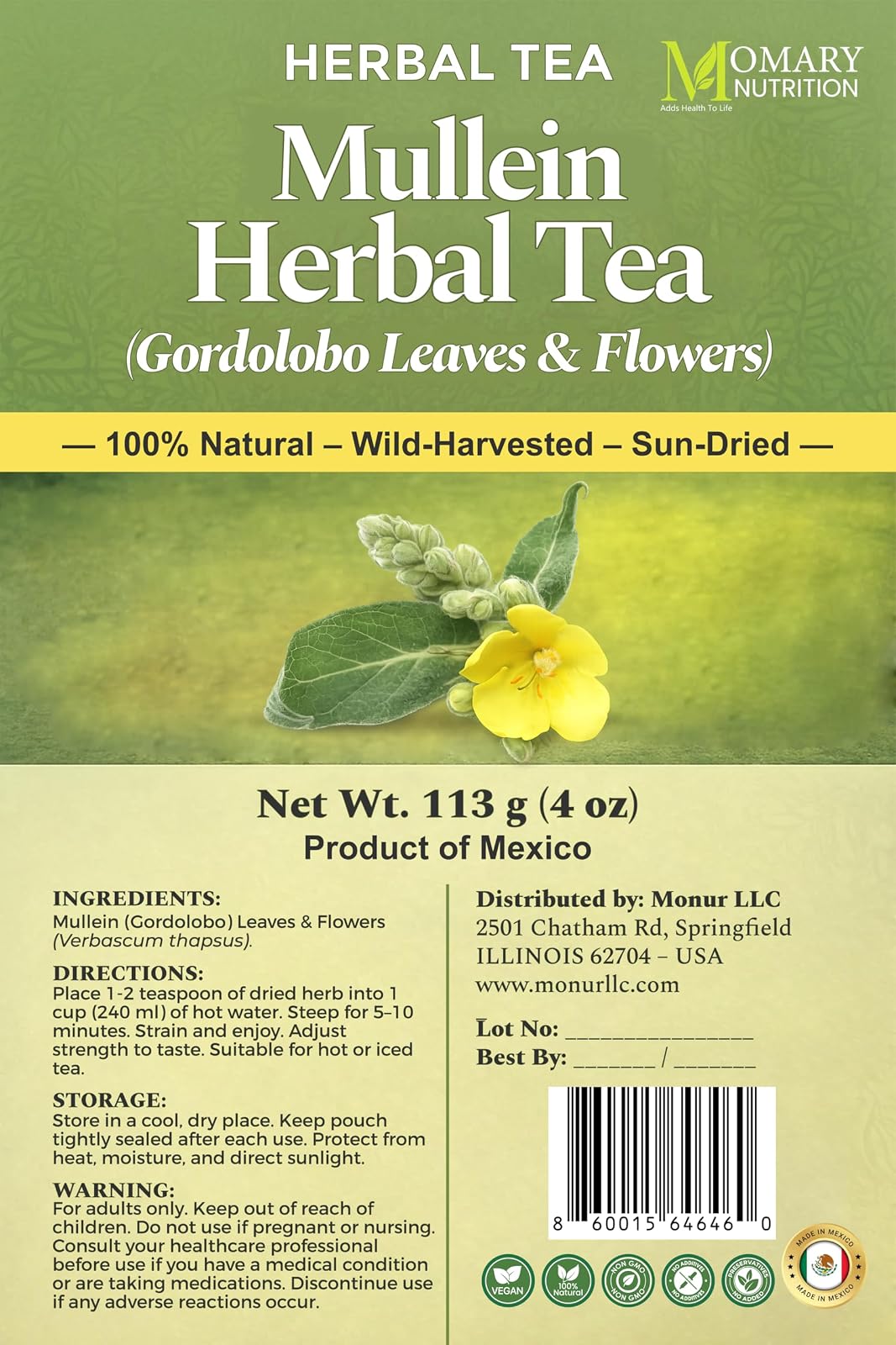 Mullein tea for natural wellness support