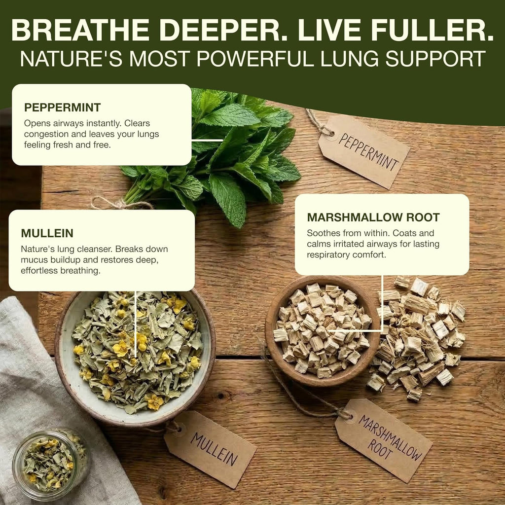 mullein tea for soothing throat relief