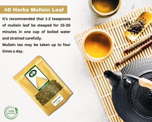 mullein tea to ease respiratory discomfort