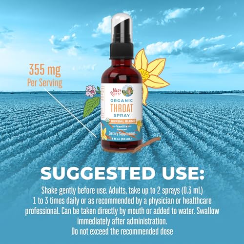 mullein throat spray for kids
