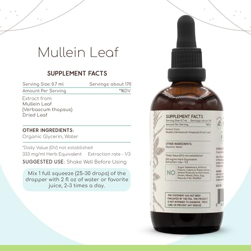 mullein tincture for respiratory health