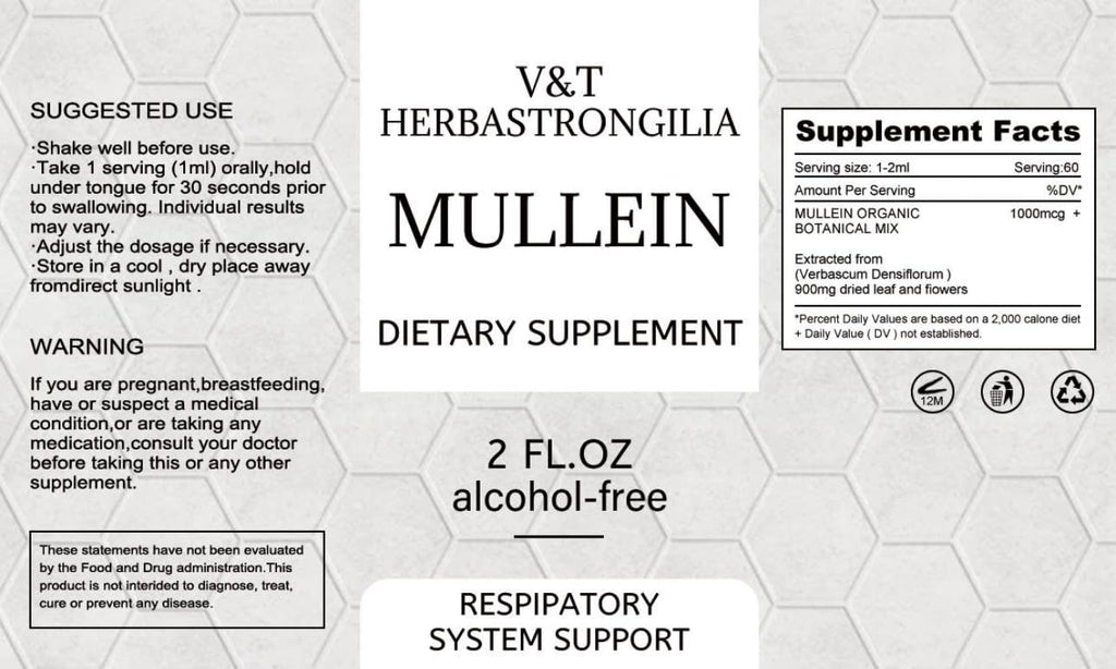 mullein tincture for soothing coughs