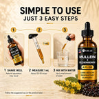 Mullein tincture for soothing throat discomfort