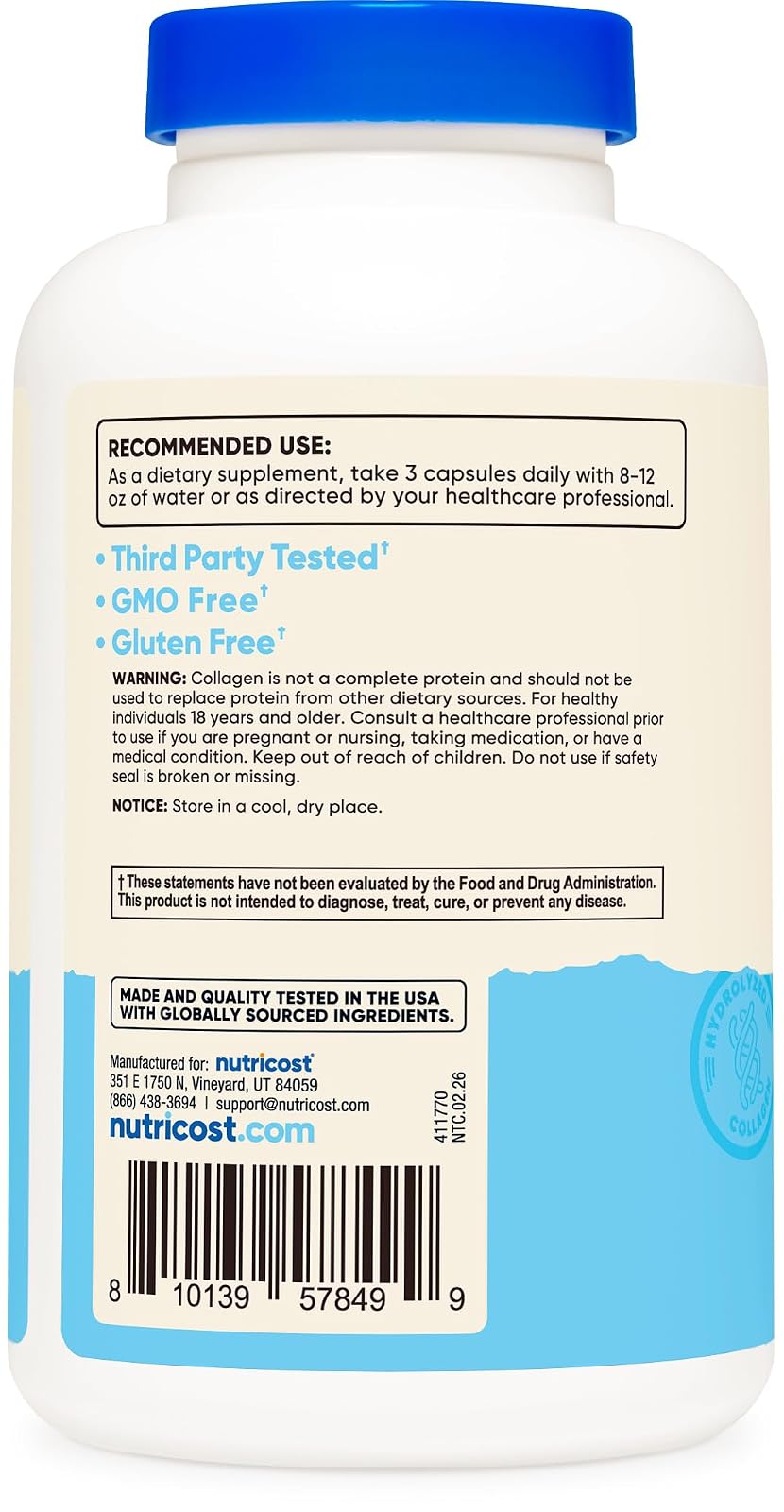 Multi collagen blend for beauty support