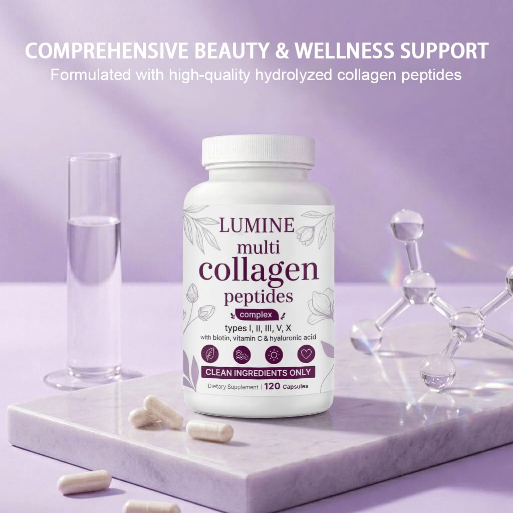 Multi collagen capsules for beauty