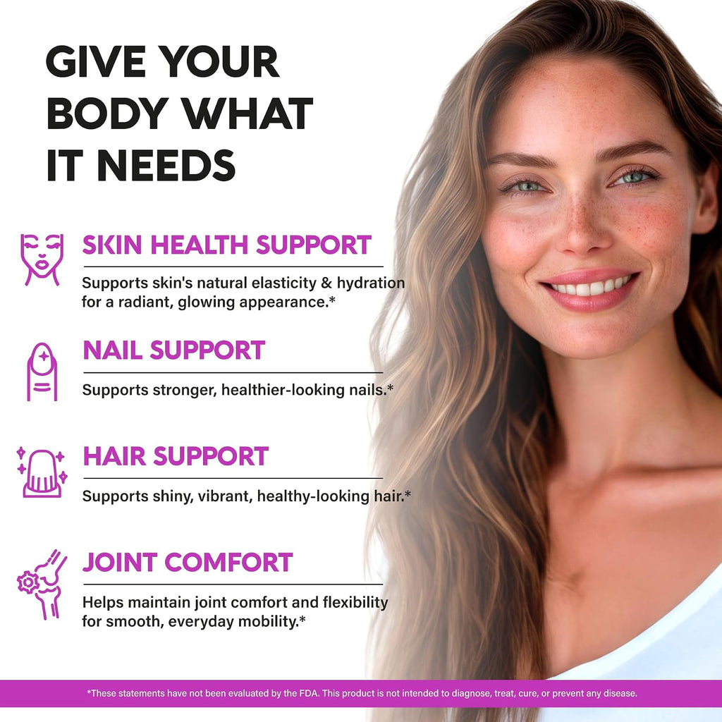 Multi collagen capsules for beauty