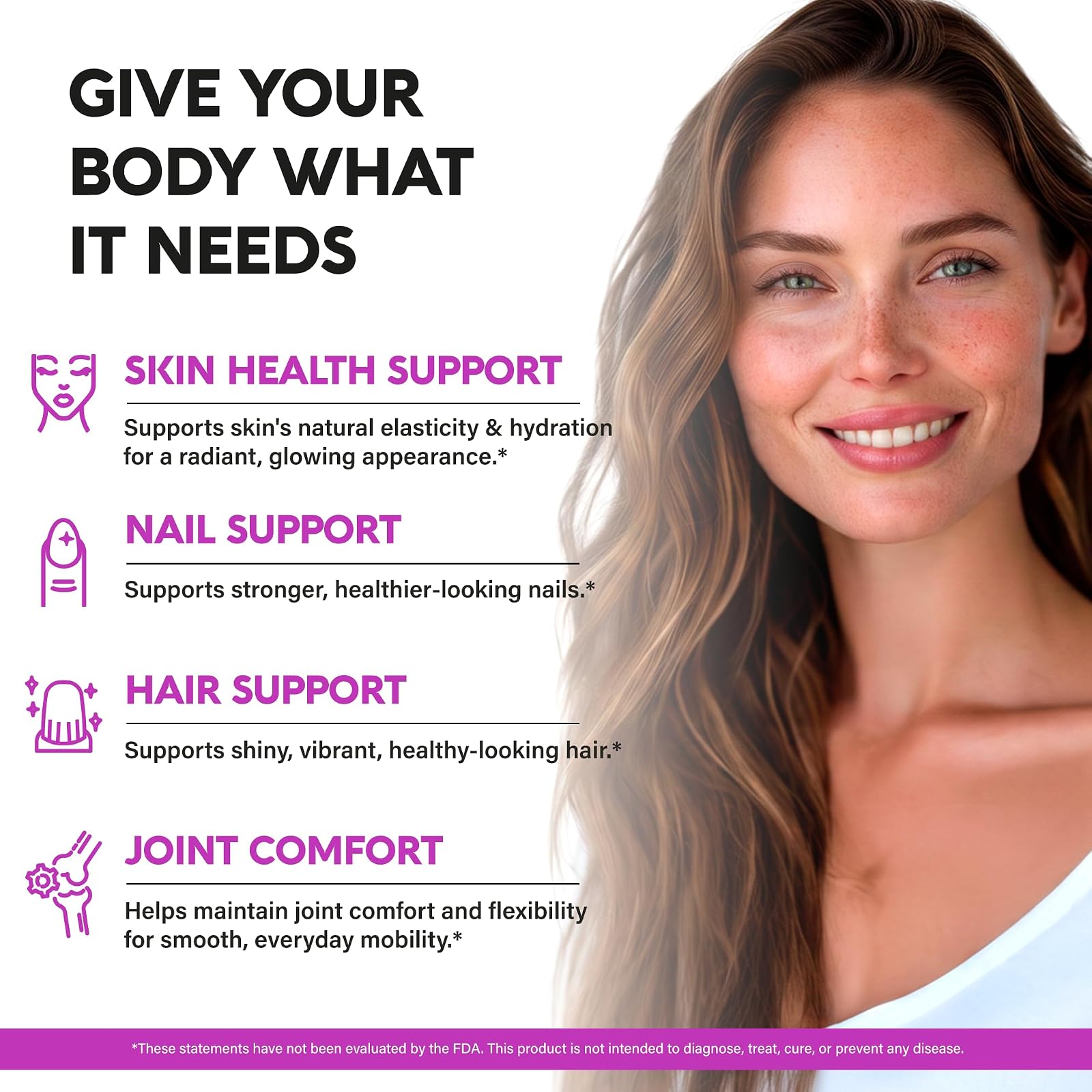 Multi collagen capsules for beauty