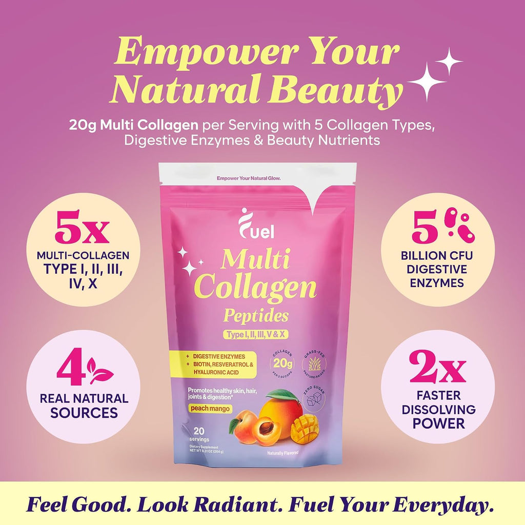 Multi collagen peptides for joint health