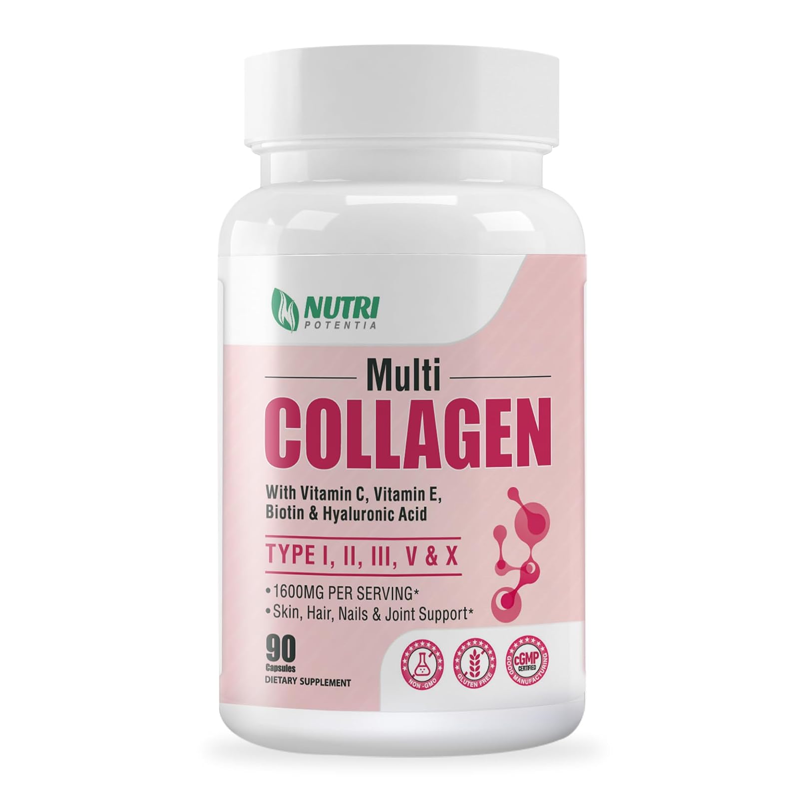 Multi collagen peptides for skin health