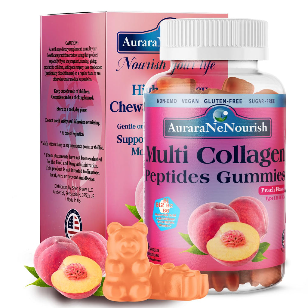 multi collagen peptides gummies for beauty