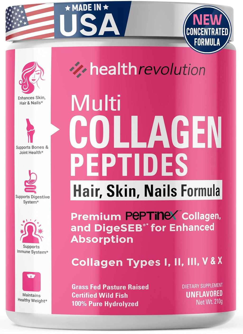 multi collagen peptides powder benefits