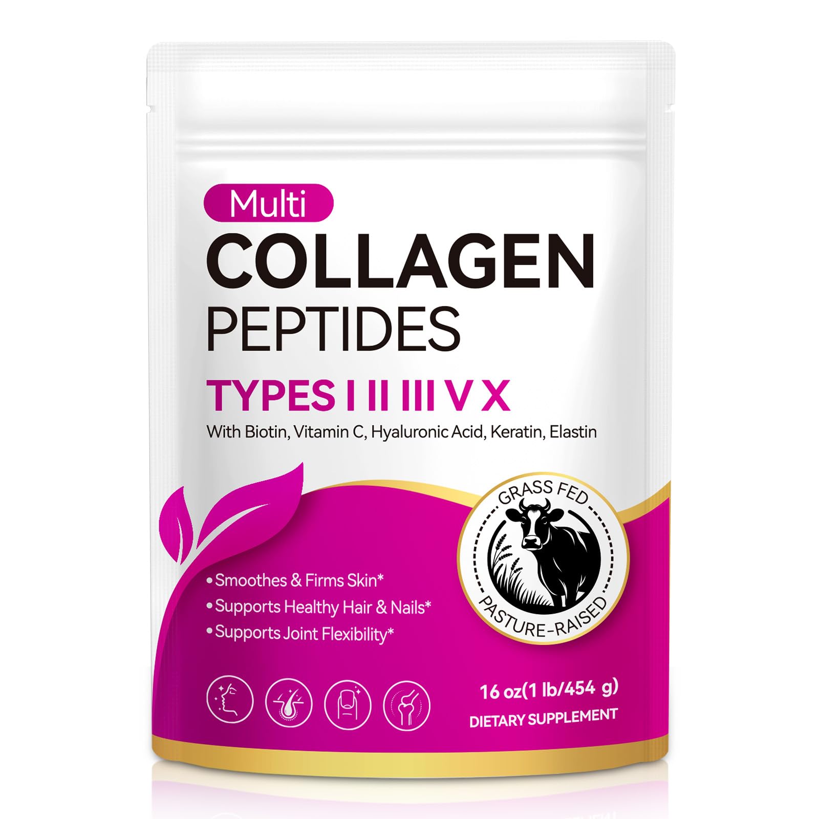 multi collagen peptides powder for skin